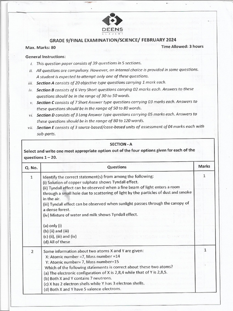 Grade9 Science | PDF