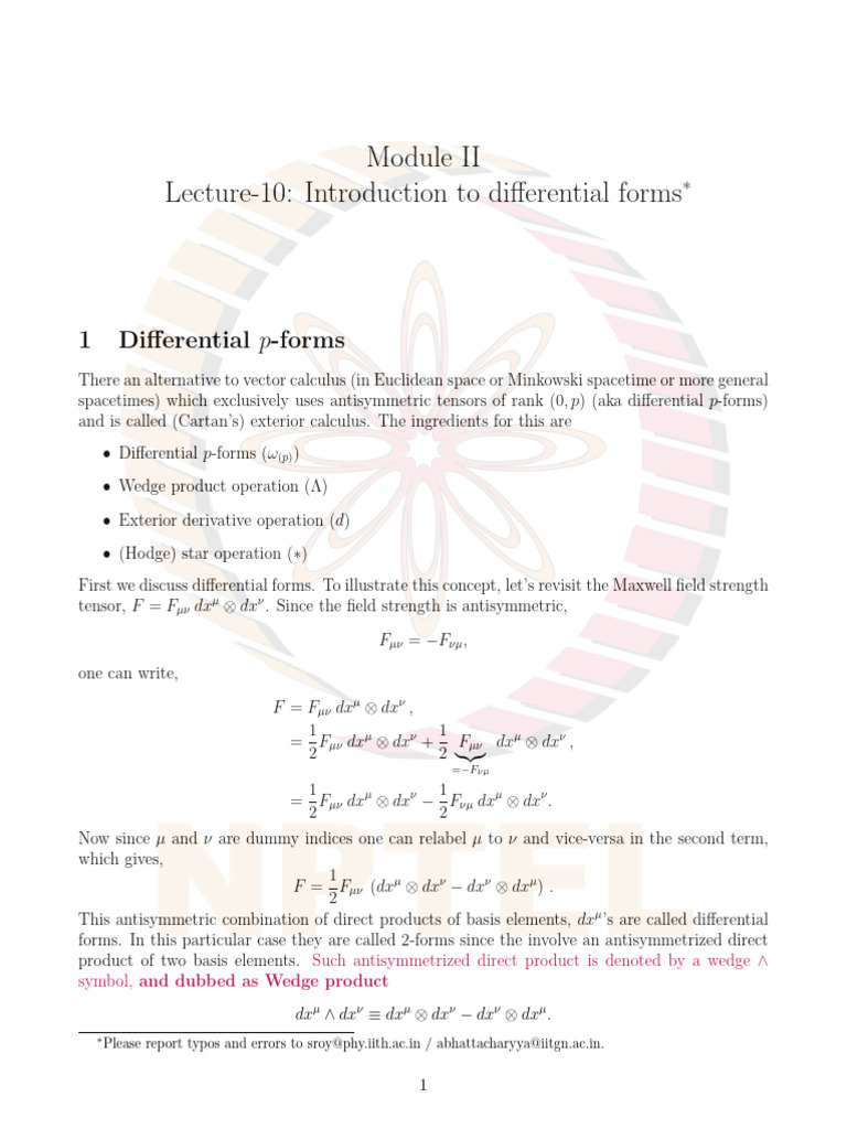 Introduction to Differential Forms | PDF | Differential Form | Abstract Algebra
