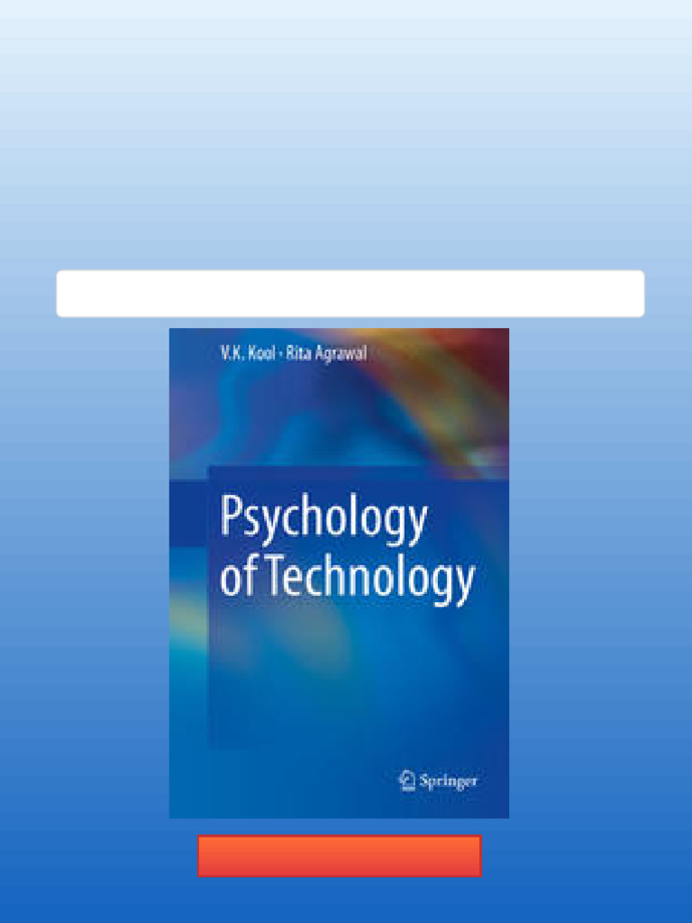 Psychology of Technology 1st Edition V.K. Kool Sample | PDF ...