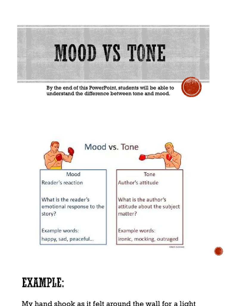 Tone v. Mood Powerpoint | PDF