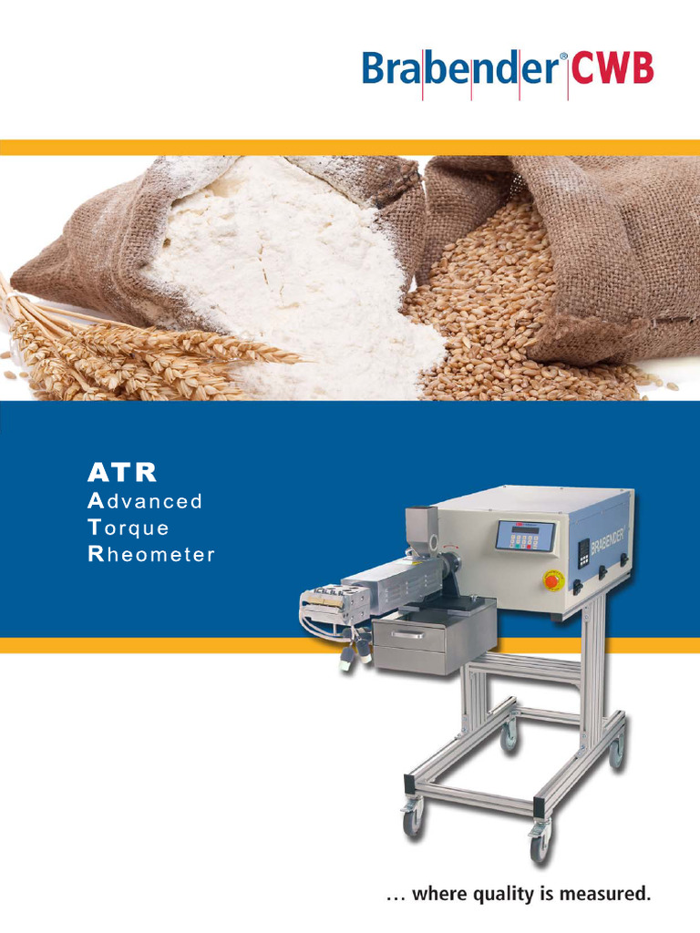 Brabender: ... Where Quality Is Measured | PDF | Engineering Tolerance ...