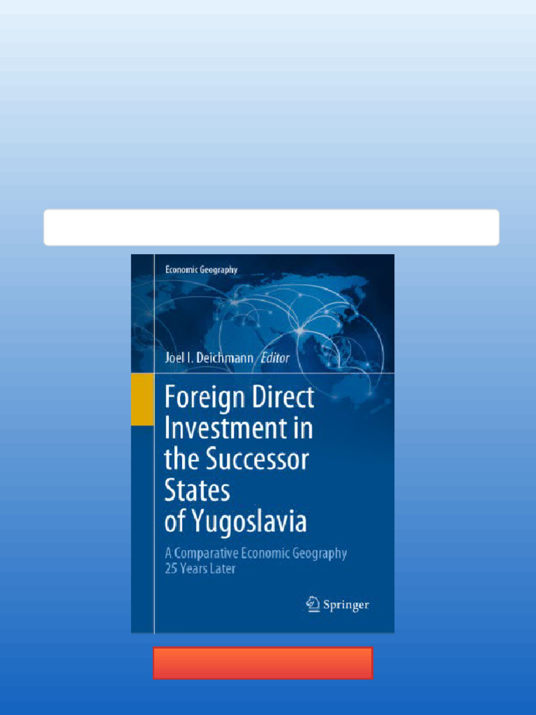 Foreign Direct Investment in The Successor States of Yugoslavia: A ...