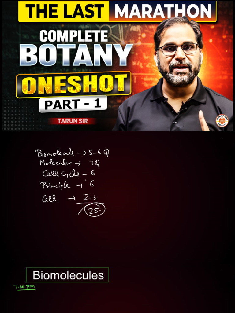 Botany 01 Marathon | PDF