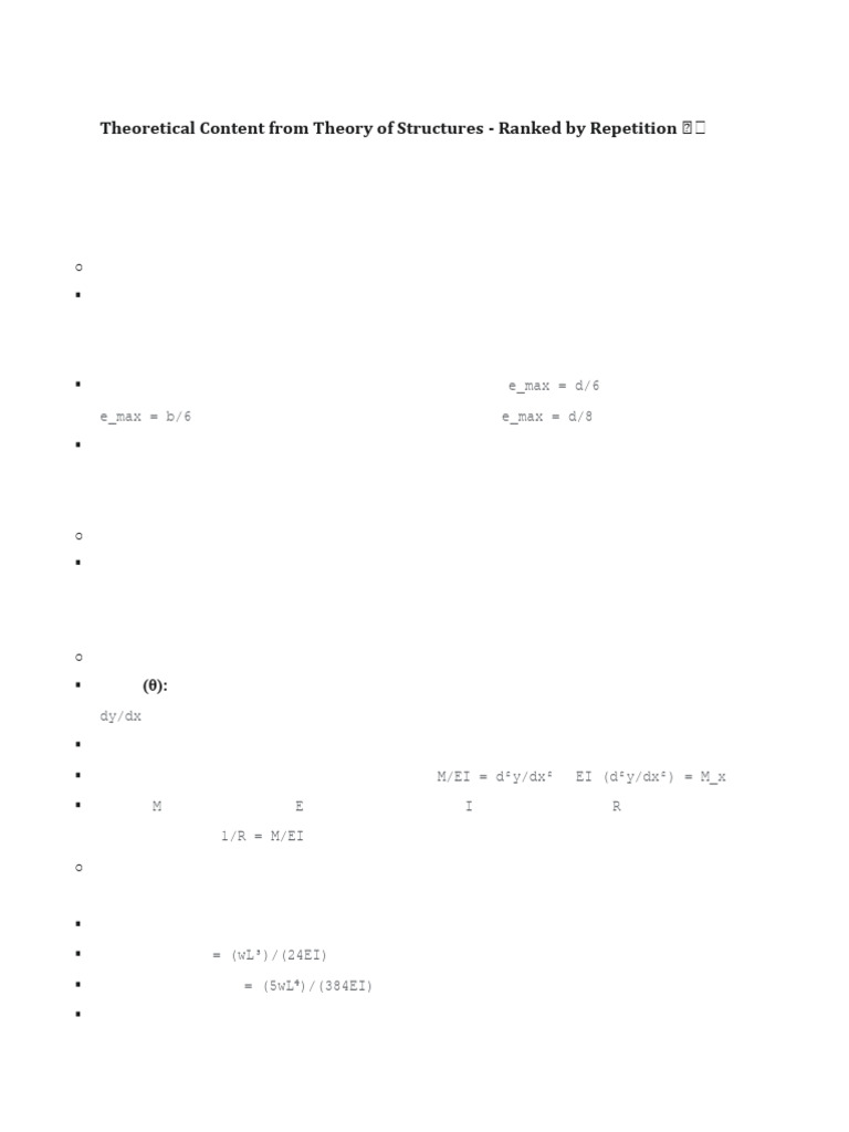 Eccentric Loads in Civil Drawings | PDF | Beam (Structure) | Bending