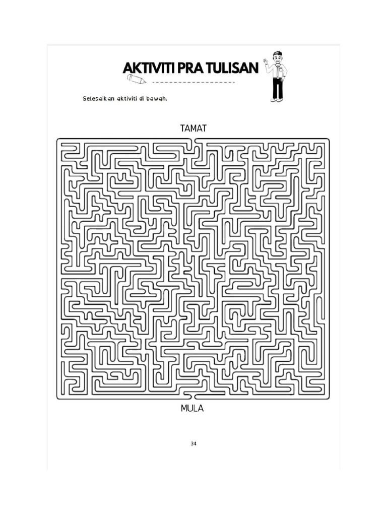 BM Aktiviti Pra Tulis | PDF