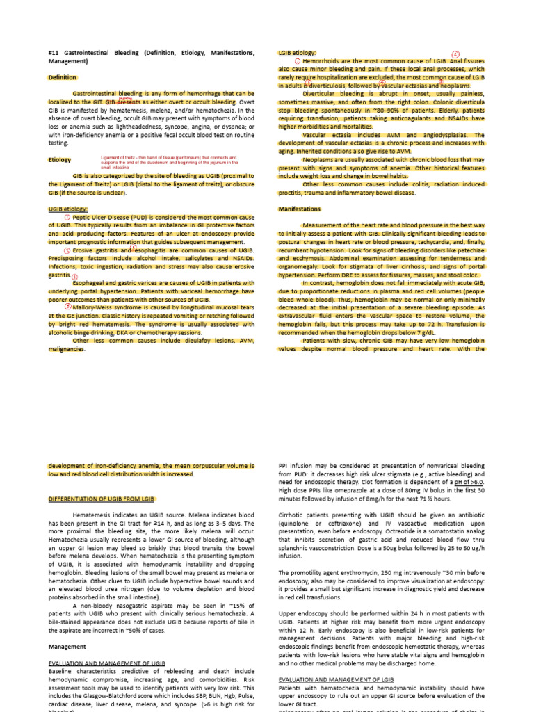 Emergency Case 11 Gastrointestinal Bleeding | PDF | Clinical Medicine ...