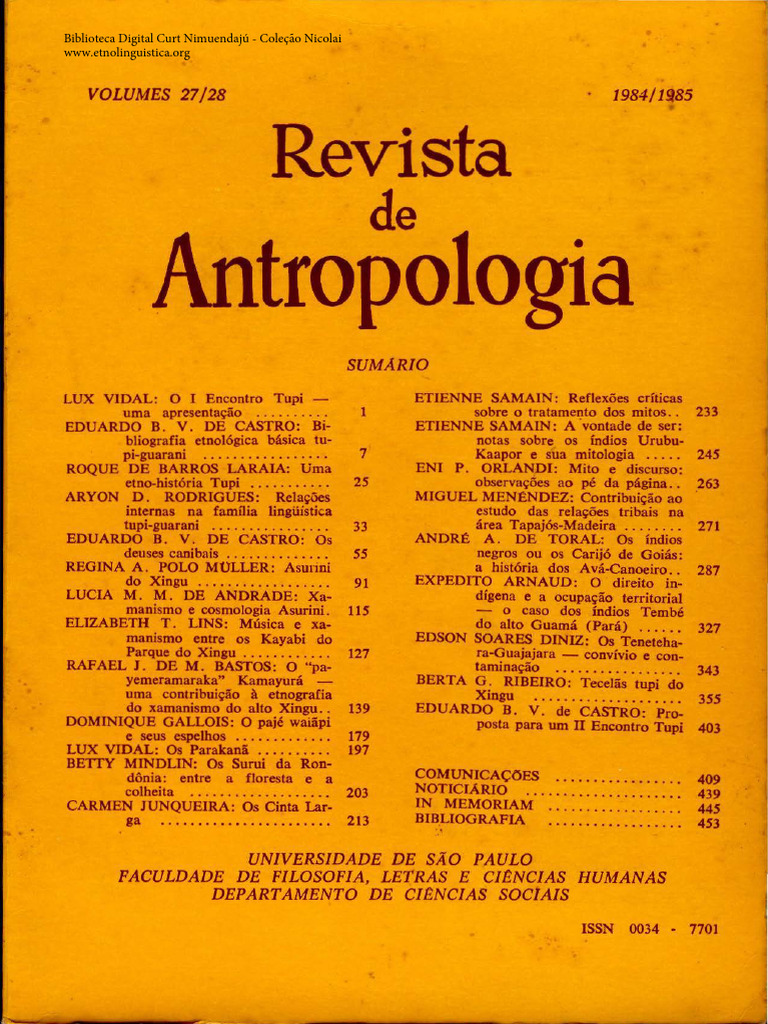Música e Xamanismo entre os Kayabi | PDF | Povos indígenas