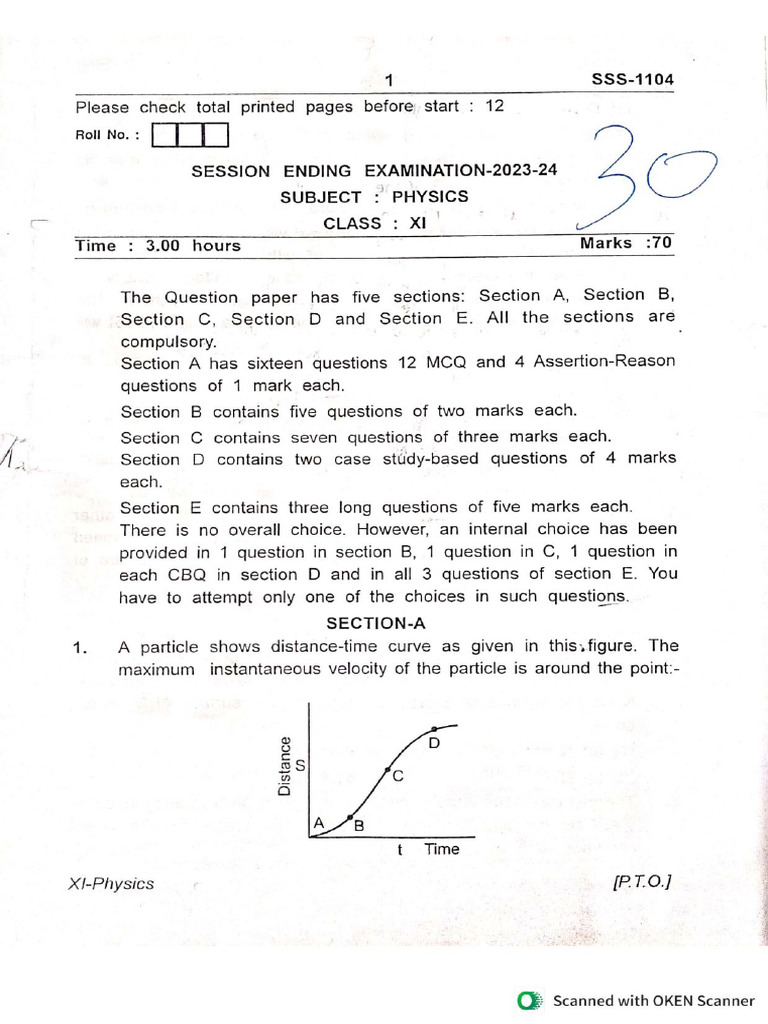 Physics Paper | PDF
