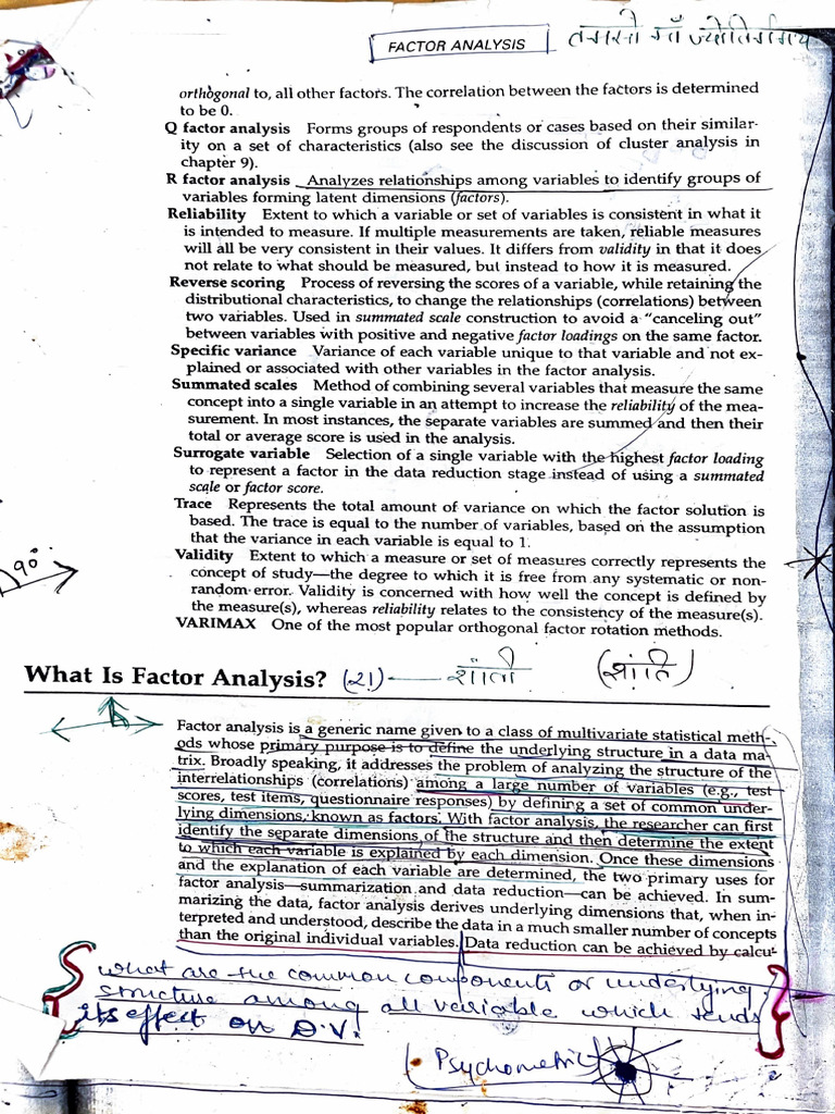 Factor Analysis 2 | PDF | Analysis | Scientific Method