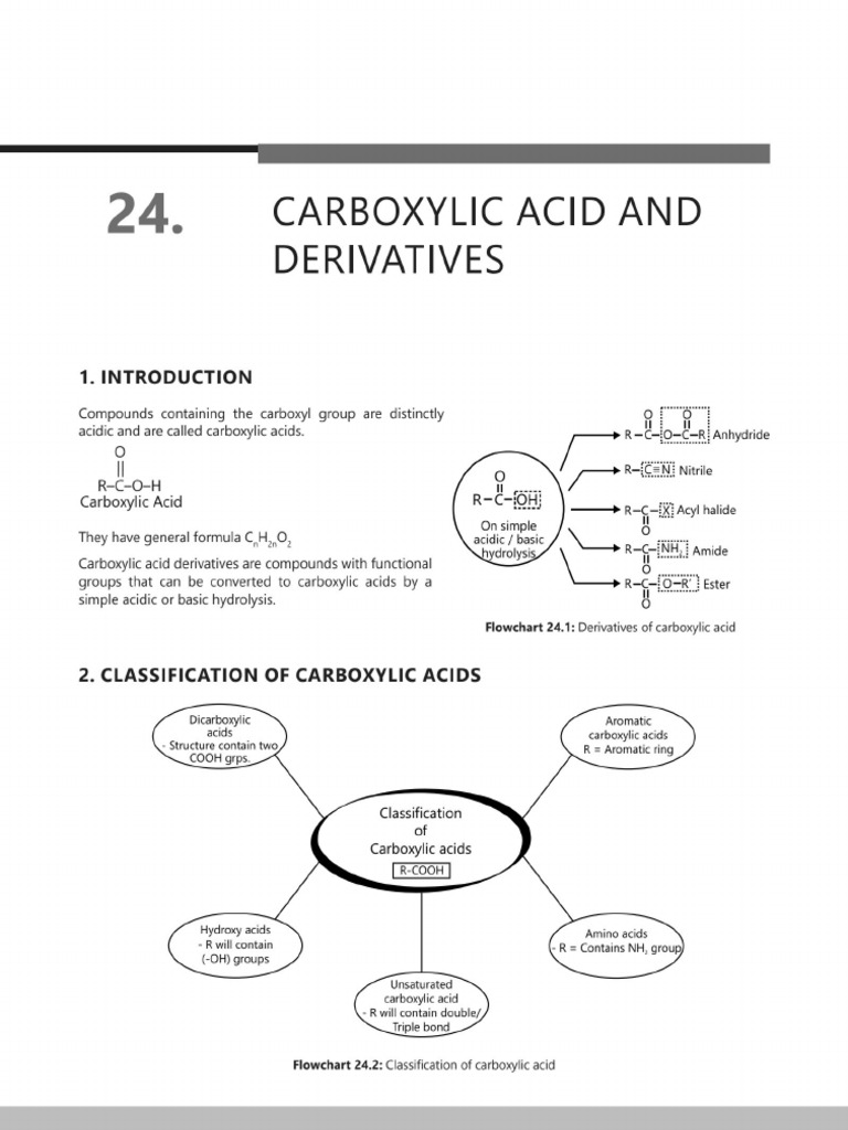 IIT Main Chemistry Carboxylic Acids Base | PDF