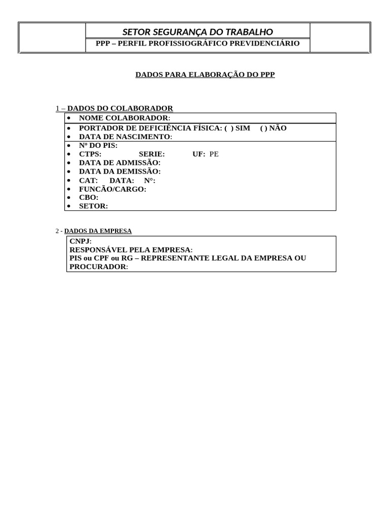 Check List Ppp[1] | PDF