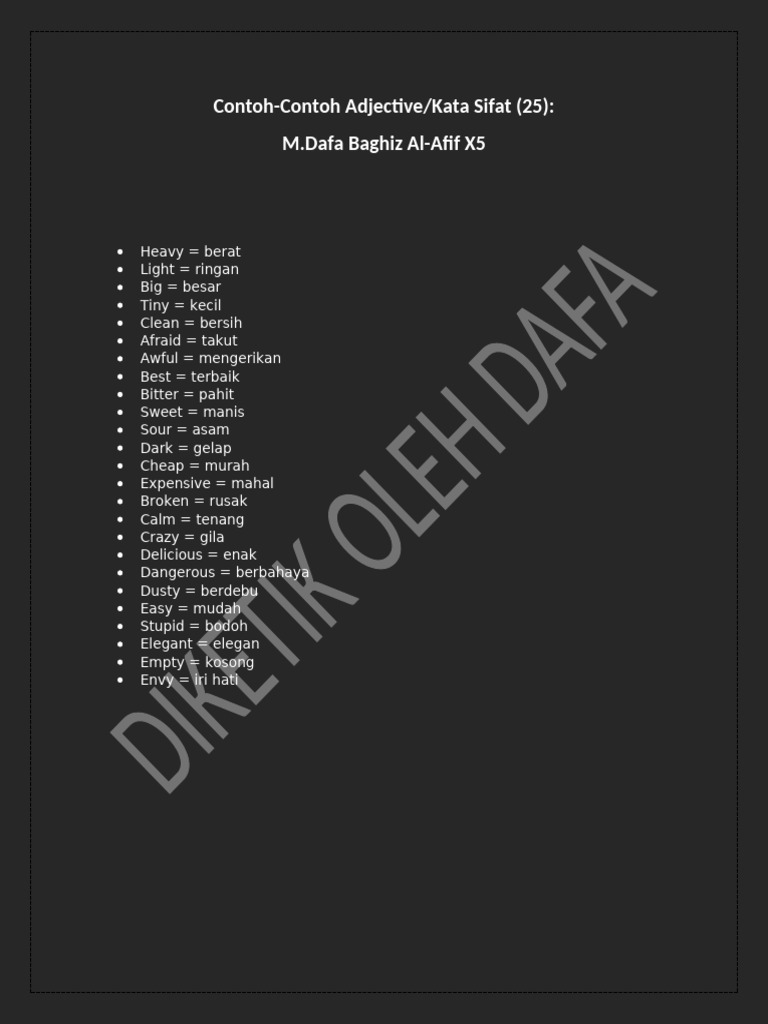 Bhs Inggris DAOA | PDF