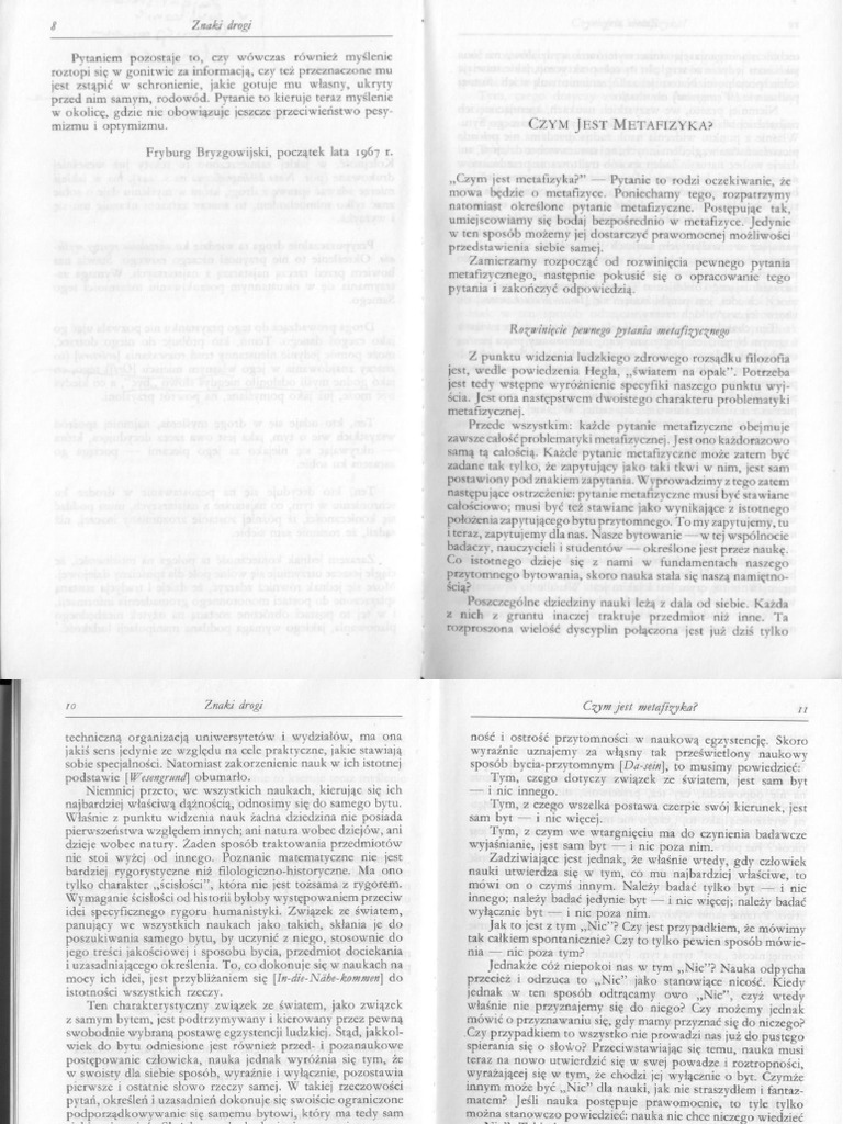 MH Czym Jest Metafizyka | PDF