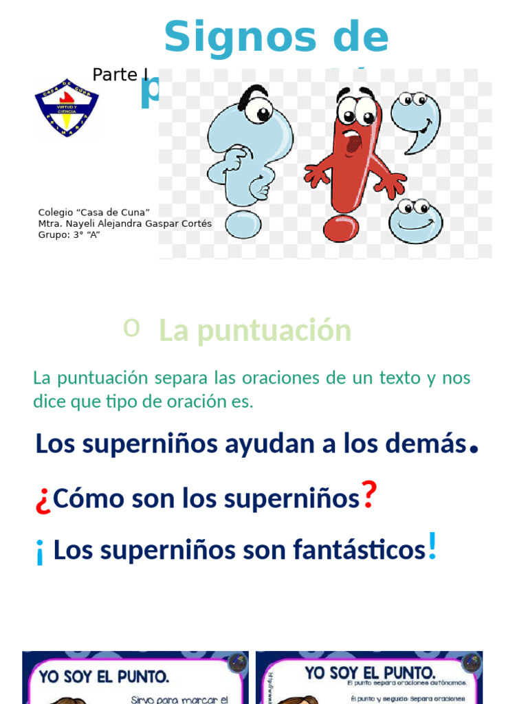 Signos de Puntuación en Oraciones | PDF