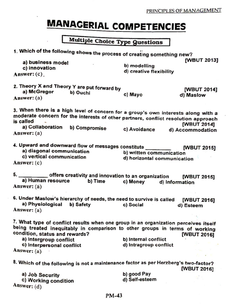 Principle of Management Part 2 | PDF