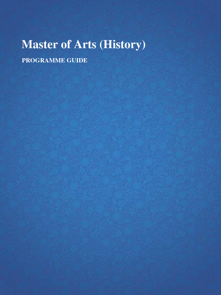 7043 442B-S Master of Arts (History) | PDF