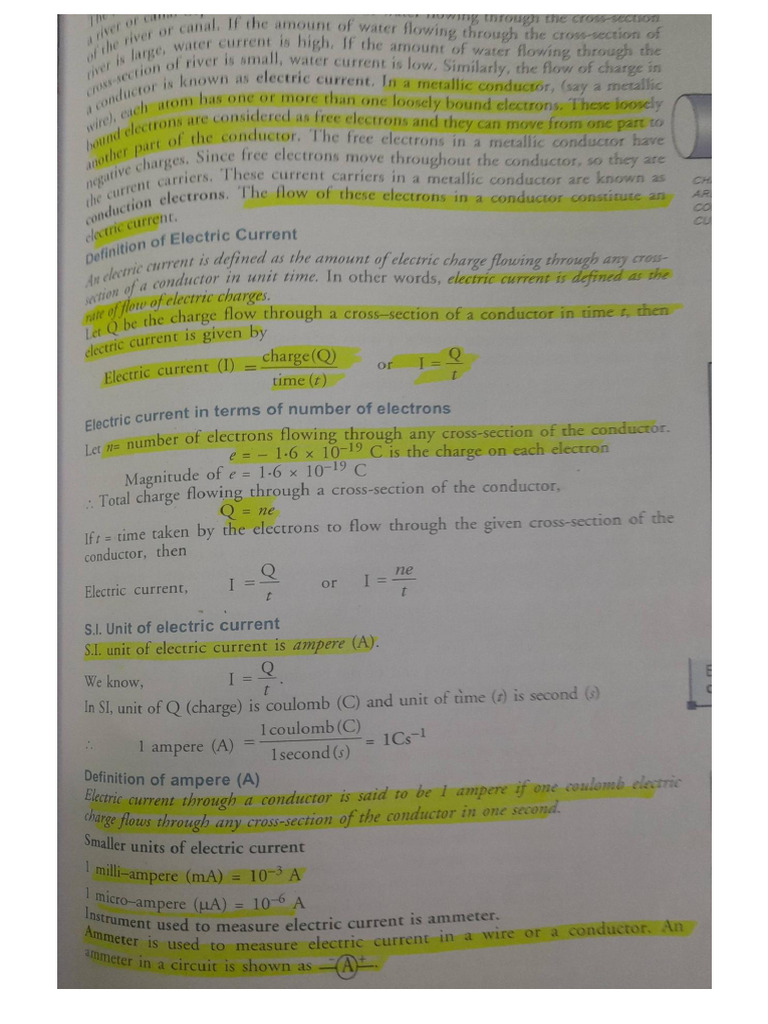 Electricity Notes | PDF