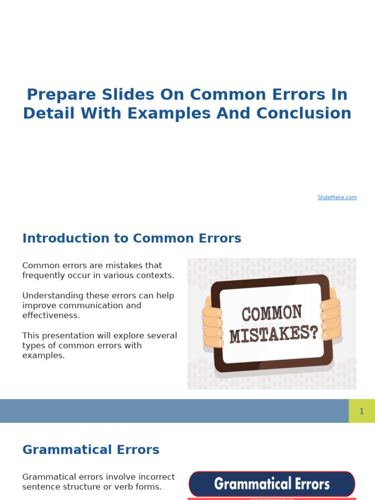 Common Writing Errors Explained | PDF | Jargon | Verb