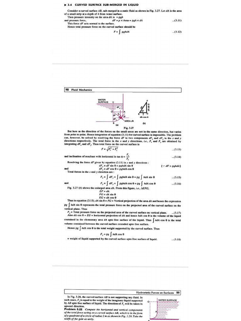L4a Forces On Curved Surfaces | PDF