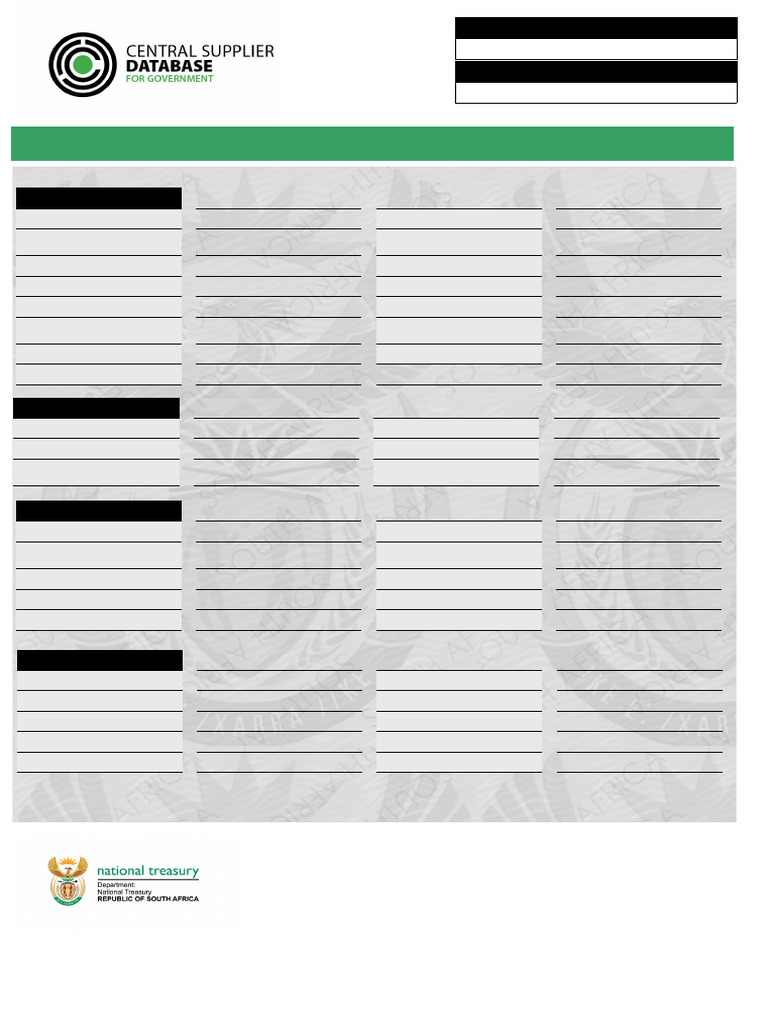 CSD Registration Summary Report | PDF | Identity Document