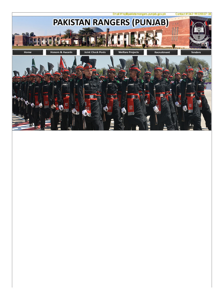 The Pakistan Rangers Are A Param | PDF
