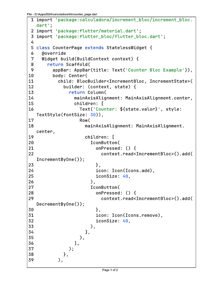 Counter Page | PDF