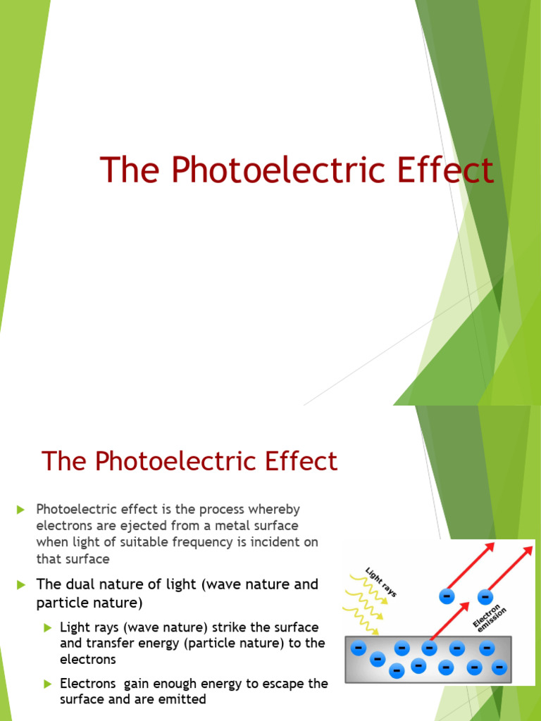 Understanding the Photoelectric Effect | PDF | Photoelectric Effect | Light
