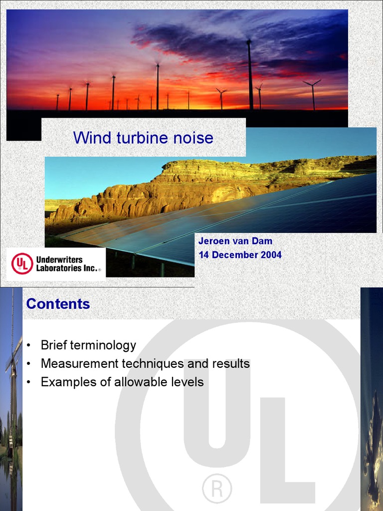 Wind Turbine Noise | PDF | Noise | Wind Power