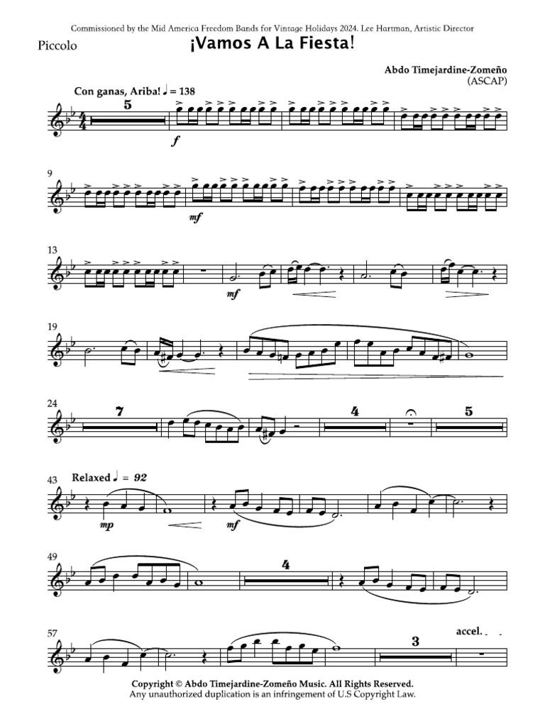 Vamos A La Fiesta PARTS | PDF