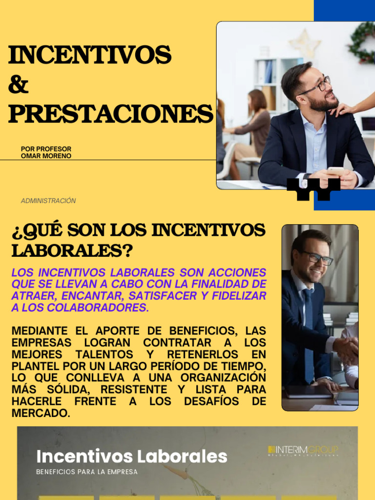 INCENTIVOS & Prestaciones | PDF | Business | Negocios económicos