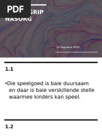 Die Tarentaal Gedig Vrae & Antwoorde | PDF