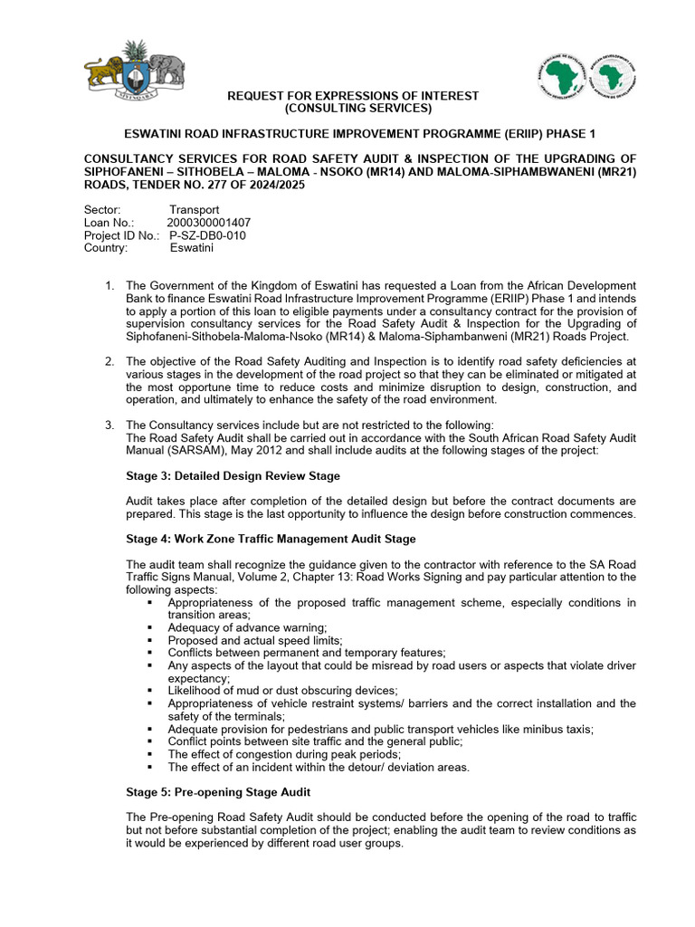 Reoi Road Safety Audit 1 002 | PDF | Road Traffic Safety | Audit