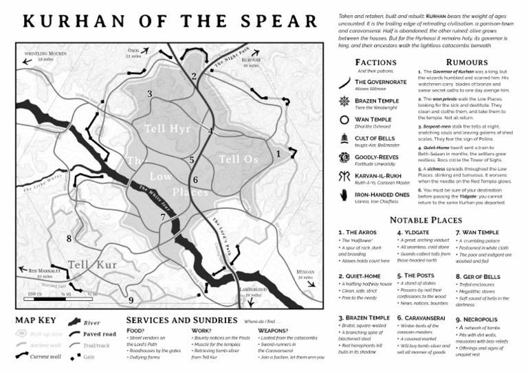 Kurhan Summary Map A3 | PDF