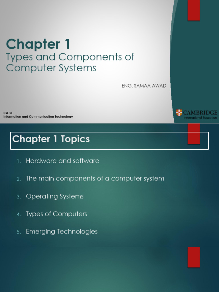 Types and Components of Computer Systems | PDF | Graphical User ...