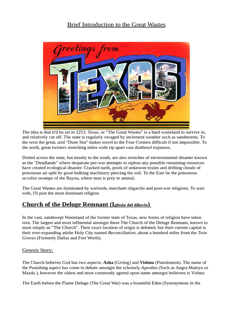 Fallout Texas | PDF | Trees | Reason