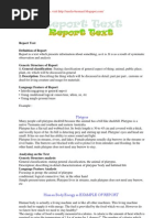 Definition of Report | PDF | Thanksgiving | Information
