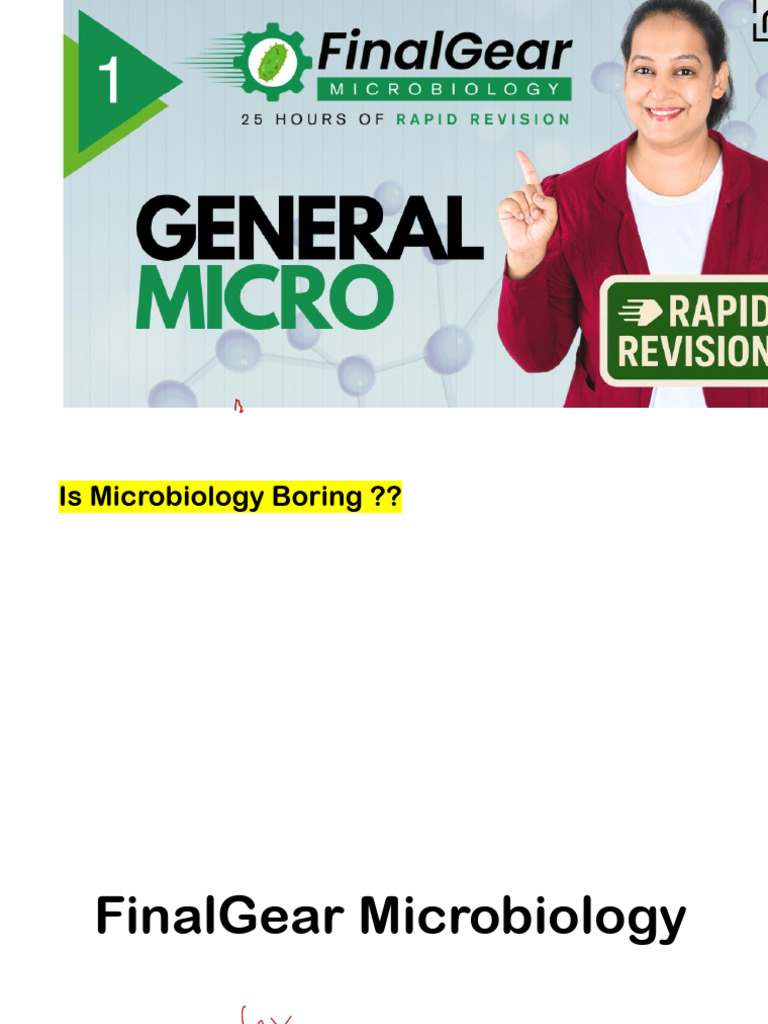 25-Hour Microbiology Crash Course | PDF | Staining | Gram Positive Bacteria