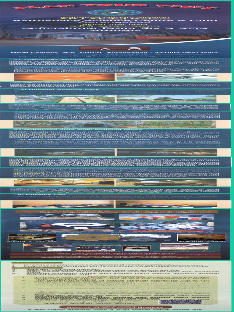 MGM Science Centre Broucher 2024 New | PDF