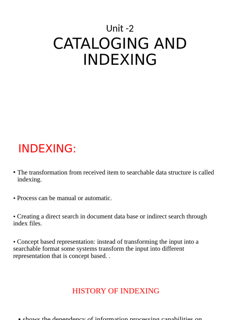 Cataloging and Indexing | PDF | Search Engine Indexing | Language Mechanics