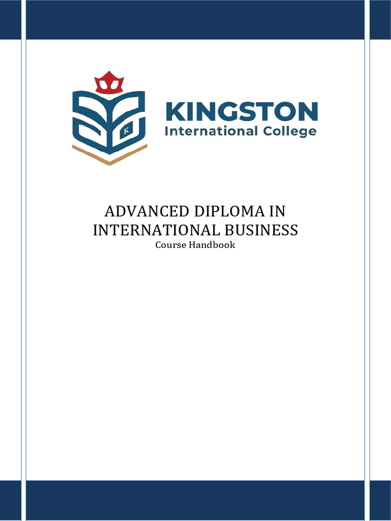 Advanced Diploma in International Business | PDF | Statistics | Economics