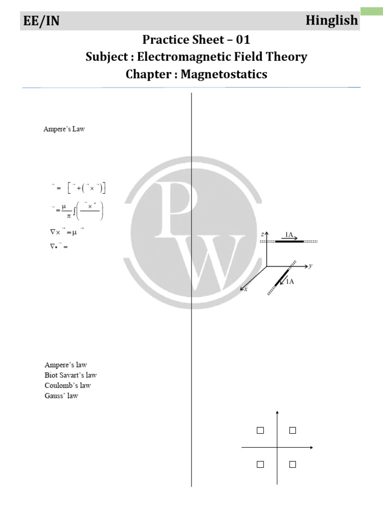 Tesla and Gauss in Magnetostatics | PDF | Magnetic Field | Coordinate ...