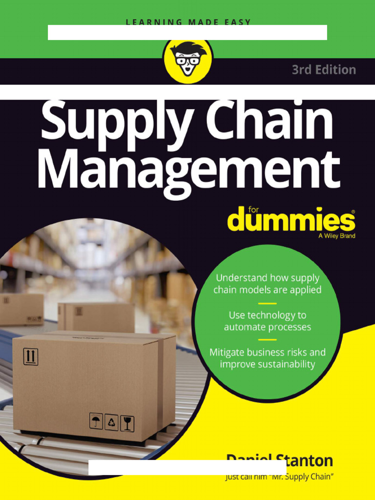 Supply Chain Management For Dummies (3rd Edition) Stanton | PDF | Business