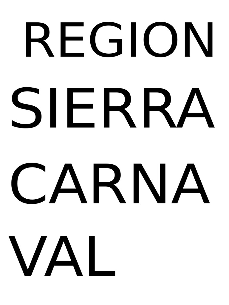 Region Sierra | PDF