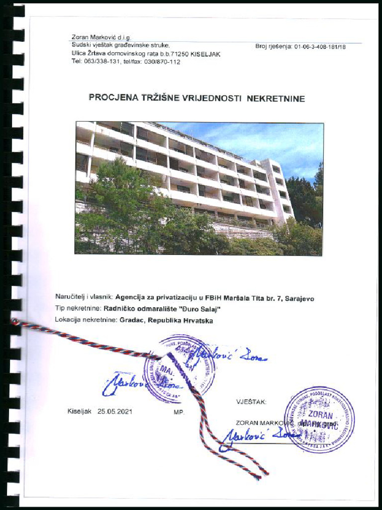 Procjena Trzisne Vrijednosti Nekretnine 21 | PDF