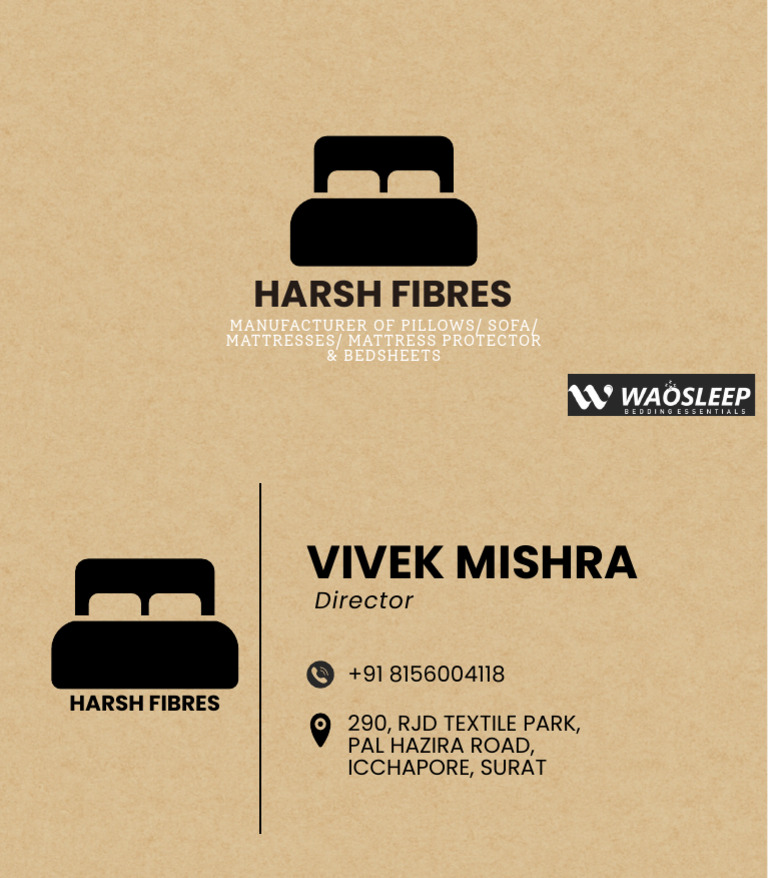 Harsh Fibres Business Logo | PDF