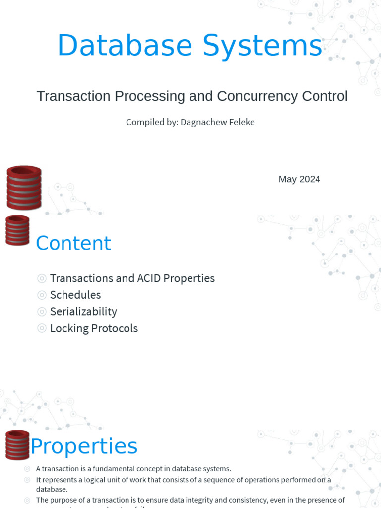 Database Systems Ch6 | PDF | Database Transaction | Acid
