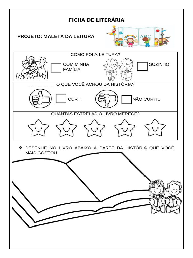 Ficha de Avaliação de Leitura Infantil | PDF