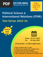PSIR Topper Notes Final | PDF