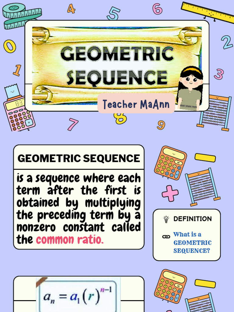 Geometric Sequence | PDF