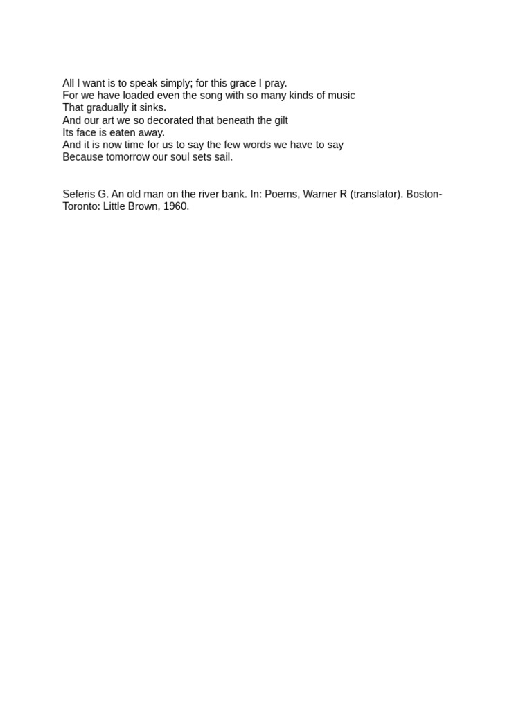 Seferis | PDF